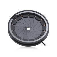 China Precision Stainless Steel Manual Iris Aperture With 14 Blades For Laboratory Equipment for sale