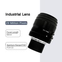 China 29MP Resolution 50mm EFL F-mount Industrial Machine Vision Lens with 0.3% Distortion and Large Format FOV for sale