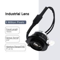 China 5MP Resolution 16mm Focal Length F1.4 Aperture C-Mount Auto Focus Machine Vision Lens for Industrial Applications for sale