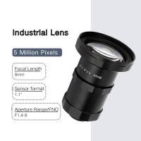 China 5MP Resolution 8mm Focal Length F1.4 Aperture C-Mount Machine Vision Lens for Industrial Applications for sale