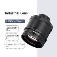 China 5MP 35mm Industrial Camera Lens F1.4 Large Aperture Anti Vibration Automated Inspection for sale