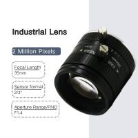 China 2MP Resolution Machine Vision Camera Lenses F1.4 Aperture C Mount Precision Focus for sale