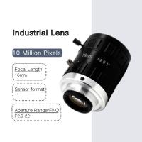 China 10MP Resolution Machine Vision Camera Lens 16mm F2.0 Aperture Industrial Lenses for sale