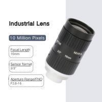China Anti Vibration Design 10MP Machine Vision Lens 16mm C Mount For Industrial Machine for sale