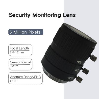 China 5MP 4X Varifocal CS Mount CCTV Lens F1.8 Large Aperture IR Corrected For Surveillance for sale