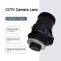China 8MP CS Mount Surveillance Camera Lens F1.4 Motorized P Iris 5X Varifocal Lens Waterproof for sale