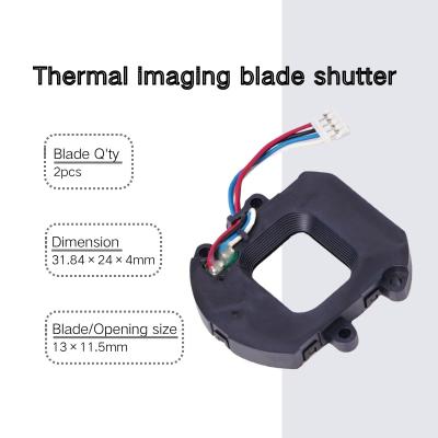 China High Speed Optical IR Thermal Imaging Blade Shutter with 500,000 Cycle Durability and Compact Design for sale