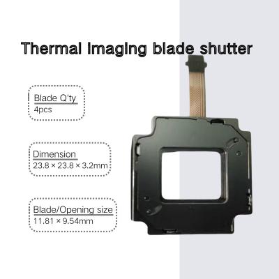 China 11.81 X 9.54mm Thermal Imaging Shutter Module Window Type For IR Thermometer Camera for sale