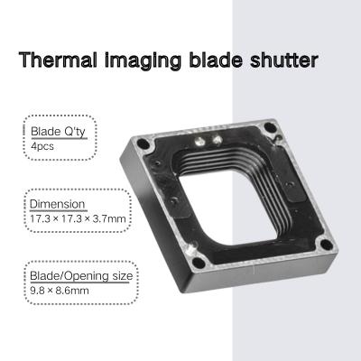 China 4 Blades 40ms Speed IR Thermal Shutter Window Type for Infrared Thermal Cameras for sale