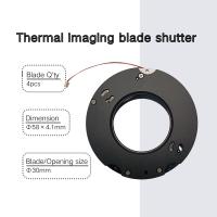 China 100ms Speed Optical IR Thermal Imaging Shutter 4 Blade Design Large Sensor Format for sale