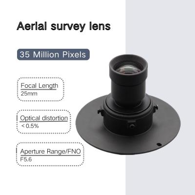 China 25mm F5.6 High End Aerial Survey Lens For UAV Drone Mapping And Surveying for sale