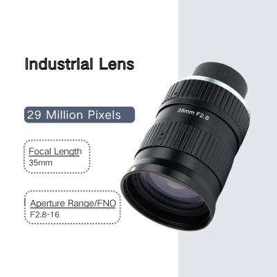 China 29MP Resolution 35mm EFL F2.8 Aperture Machine Vision Lens F Mount For Industrial for sale