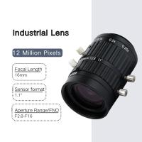 China 12MP Resolution 16mm Focal Length C-Mount Industrial Lens with Beam Modulation for Machine Vision for sale