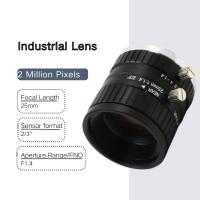 China 2MP Resolution 25mm Industrial Machine Vision Camera Lens F1.4 Aperture C Mount for sale