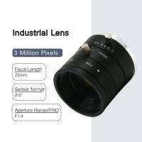 China 25mm Focal Length Industrial Camera Lens 3MP Resolution With 420-1000nm Wavelength for sale