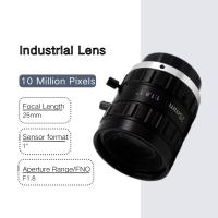 China 25mm 10MP F1.8 Fixed Focus Machine Vision Lens for Robotic Arm Mounted Inspection for sale