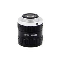 China 10MP 35mm C-Mount Machine Vision Lens F2.0 Fixed Aperture 1