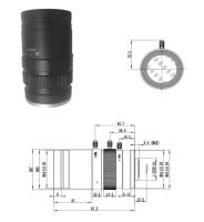 China Manual Focus Zoom Manual Iris IR CCTV Surveillance Lens 5MP 1/1.7