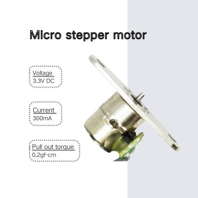 China 6mm Diameter 3.3V DC Micro Stepper Motor High Precision Stepping Motor with Mounting Bracket for sale