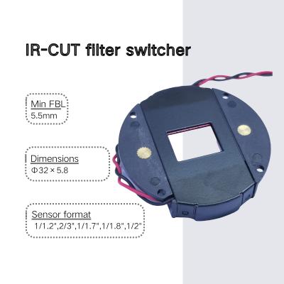 China Mini Circular IR Cut Filter Wavelength Pass Switcher, Day Night IR-Cut Module for 1/2