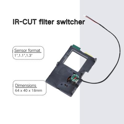 China 5.0VDC Voltage IR Cut Filter Wavelength Pass Switcher For Improved Image Quality for sale