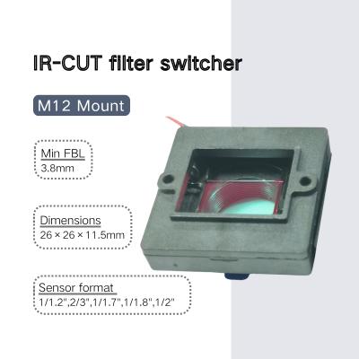 China M12 Mount IR Cut Filter Switcher High Sensitivity For Day Night Wavelength Pass Switch for sale