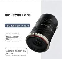 China 150MP M72 Mount Telephoto Machine Vision Lens Industrial Inspection Lens Adjustable Iris Range for sale