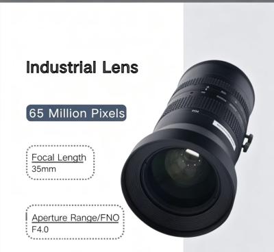 China 65MP 35mm EFL M58 Mount Industrial Machine Vision Fixed Focus Lens for Precision Imaging for sale