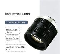 China 3MP 16mm Machine Vision Lenses Industrial Camera Lens For High Precision Imaging for sale