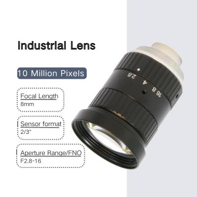 China 10MP Resolution C Mount Machine Vision Lens with 420-1000nm Spectral Range for sale