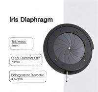 China 8mm Thickness Steel Manual Iris Adjustable Aperture 19.8mm Diameter for Photography for sale