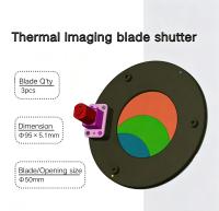 China High Speed Motorized Optical IR Blade Shutter Large Sensor Format For Thermal Imaging for sale