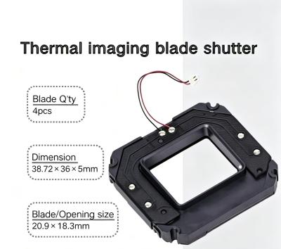 China Fast Response Optical IR Thermal Imaging Blade Shutter With 4 Blades Smart Calibration for sale