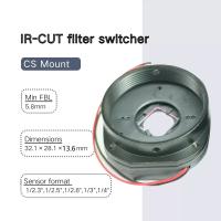 China Corrosion Resistant CS / M25 Mount IR Cut Filter Switch For Day Night Wavelength Switching for sale