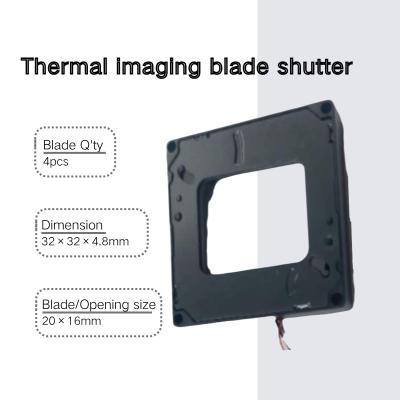 China IR Thermal Imaging Shutter 4.3V Bistable 4 Blades 50ms High Speed for Detector Calibration for sale