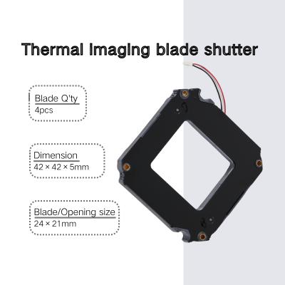 China IR Thermal Imaging Shutter with 100ms Response 42mm Square RoHS Compliant for Thermal Camera Module for sale