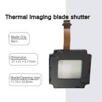 China Thermal Imaging Blade Shutter 4 Blades 21×21×3.17mm Aperture 11.74×10.3mm with FPC for Infrared Camera Modules for sale