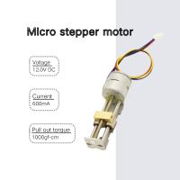 China Micro Stepper Motor 12V 600mA 1.8° Step Angle 2-Phase Bipolar SUS303 Shaft RoHS Compliant High Precision Industrial Automation for sale