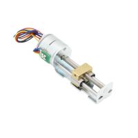 China Micro Stepper Motor 12V DC 600mA 1000gf.cm Linear Actuator with Metal Slider for Precision Instruments & Automation for sale