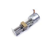 China 20mm Linear Stepper Motor 12V DC 2-Phase Bi-polar High Precision Positioning Micro Lead Screw Motor with Metal Slider for sale