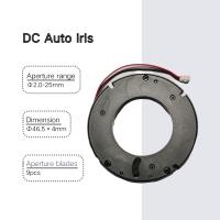China DC Auto Iris Lens 2.0-25mm Aperture 9 Blades for CCTV Security Camera 46.5x4mm 2 Phase 40Ω 125mA for sale