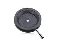 China 12-Blade Manual Iris Diaphragm for Round Uniform Optical Aperture for sale