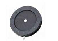 China 1.5-26mm Adjustable Iris Diaphragm with 14-Piece Stainless Steel Blades and 6mm Slim Design for Optical Instruments for sale