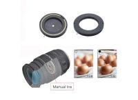 China Aluminum Alloy Manual Iris Diaphragm for Optical Beam Control for sale