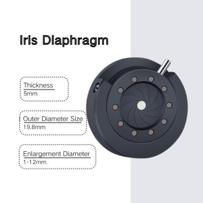 China 1~12mm Manual Focus Adjustable Iris Vari-Focal Aperture Diaphragms for sale