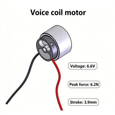 China Compact Voice Coil Linear Motor 6.2N Force 3.9mm Stroke for Precision Medical Devices for sale