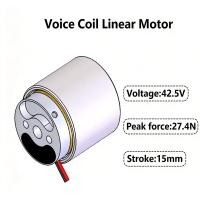 China High Force Long Stroke Voice Coil Motor 27.4N 15mm Travel for Industrial Automation for sale