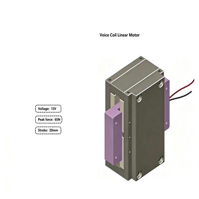 China Rectangular High Force Voice Coil Motor 65N Peak 20.6N Continuous for sale