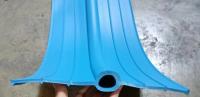 China Bubble Format PVC Water Stop Belt for Concrete Construction 4-230mm Width Blue and Yellow for sale