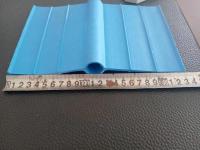 China Format Bubble PVC Waterstop Belt for Concrete Construction 230mm Width 4mm Thickness Blue for sale